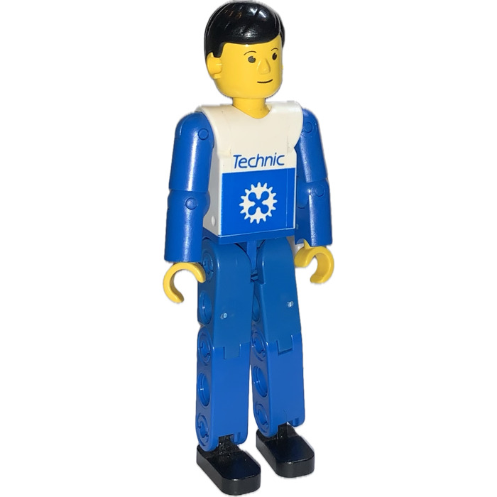 LEGO Man with White Top with Technic Logo Technic Figure | Brick Owl ...