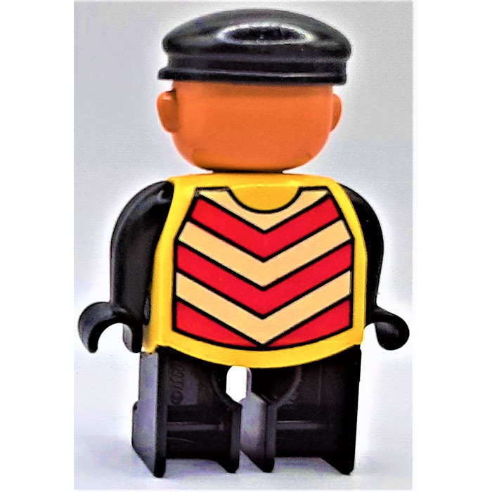 LEGO Man with Yellow Chevron Vest Duplo Figure | Brick Owl - LEGO ...