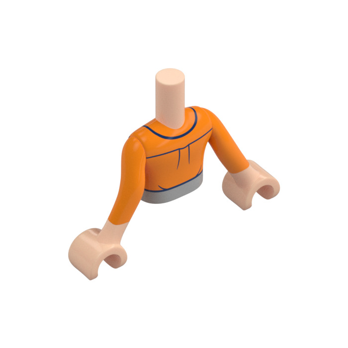 LEGO Martin with Orange Shirt Friends Torso (Boy) (73161) | Brick Owl ...