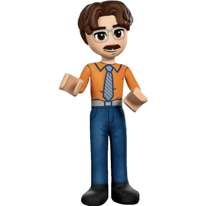 LEGO Martin with Orange Shirt Minifigure | Brick Owl - LEGO Marketplace