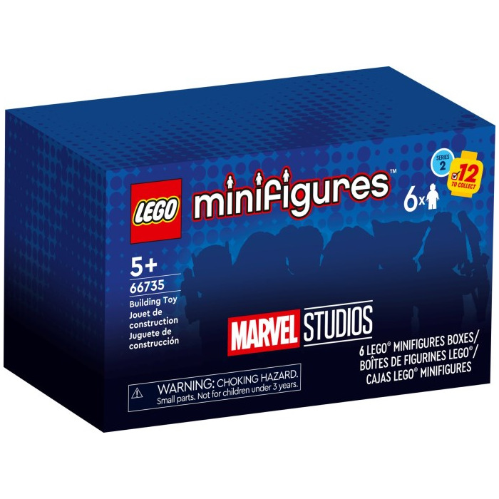 LEGO Marvel Studios Series 2 Collectable Minifigures Random Box of 6 ...
