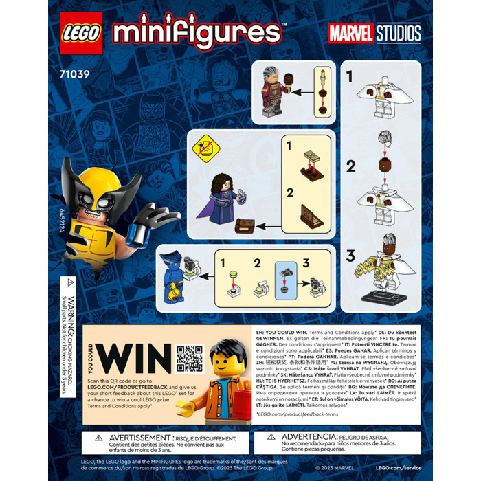 LEGO Marvel Studios Series 2 Collectable Minifigures Random Box of 6 ...