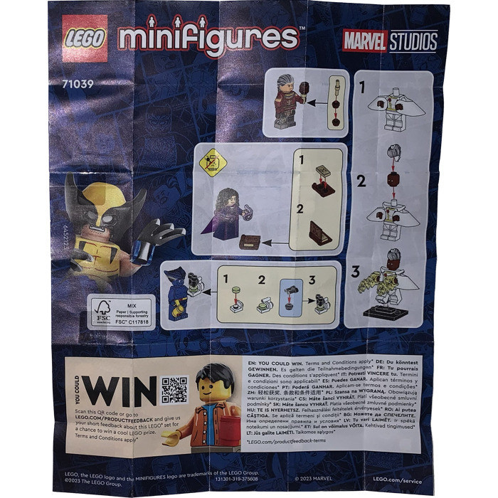 LEGO Marvel Studios Series 2 Collectable Minifigures Random Pack Set ...