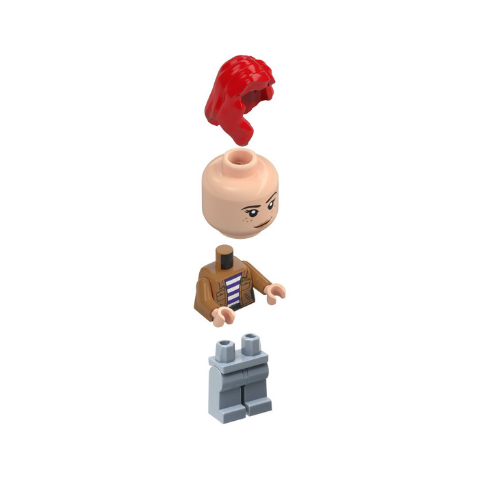 LEGO Mary Jane with Medium Dark Flesh Jacket Minifigure | Brick Owl