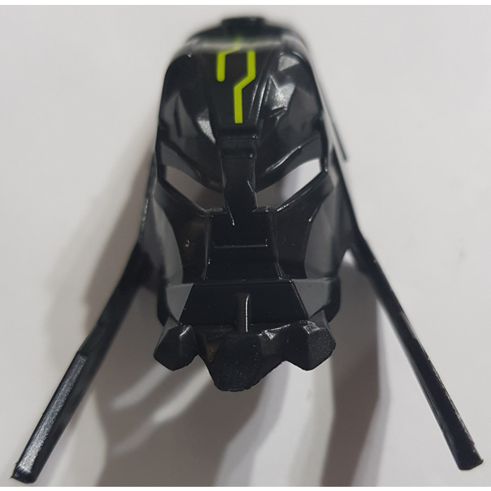 LEGO Mask 13 09 with Yellow Markings with Circles Sticker (64343 ...