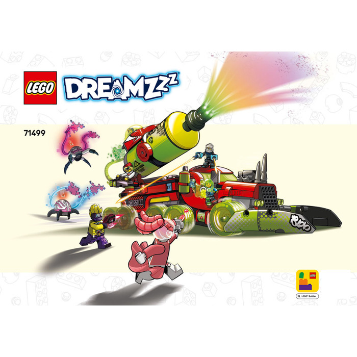 LEGO Mateo's Spray Paint Truck Set 71499 Instructions | Brick Owl ...