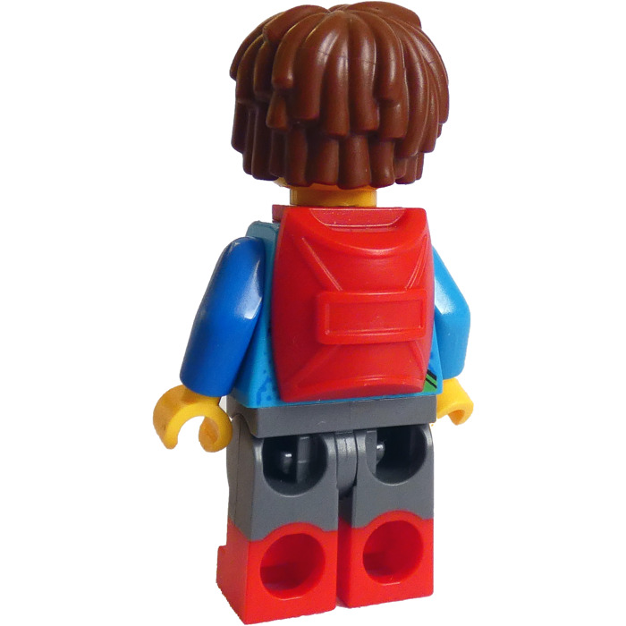 LEGO Mateo with Dark Azure Robe and Backpack Minifigure | Brick Owl ...