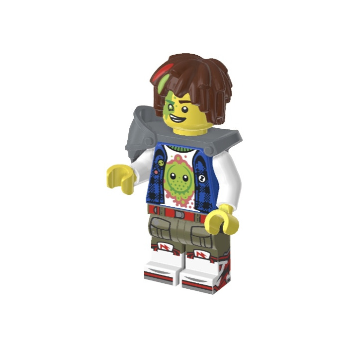 LEGO Mateo with Z-Blob Shirt and Shoulder Armor Minifigure | Brick Owl
