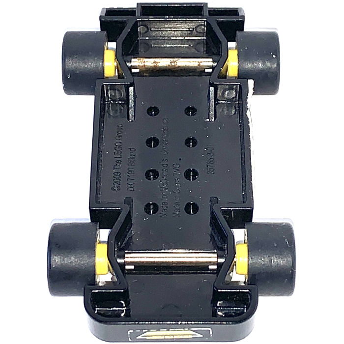 LEGO McDonald's Racers Chassis with Slicks and Yellow Wheels with Racer ...