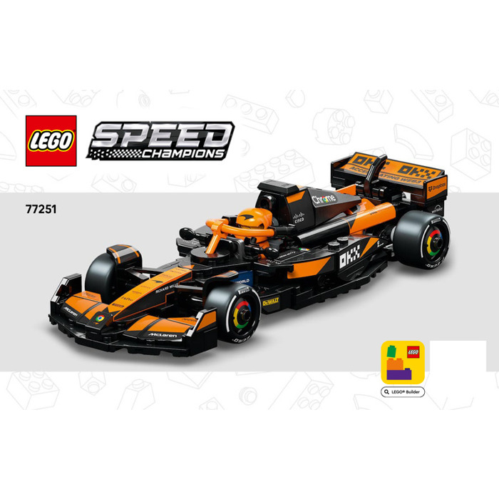 LEGO McLaren F1 Team MCL38 Set 77251 Instructions | Brick Owl - LEGO ...