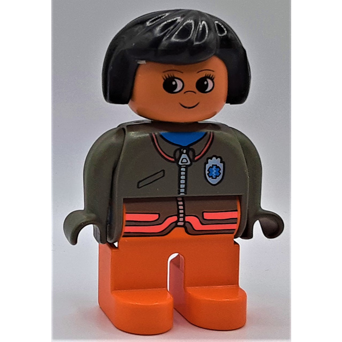 LEGO Medic with Zippered Jacket Duplo Figure | Brick Owl - LEGO Marketplace