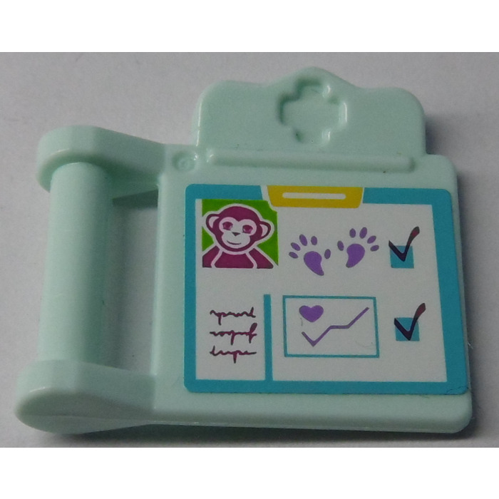 LEGO Medical Clipboard with Ape, Paw Print, Chart Sticker | Brick Owl ...