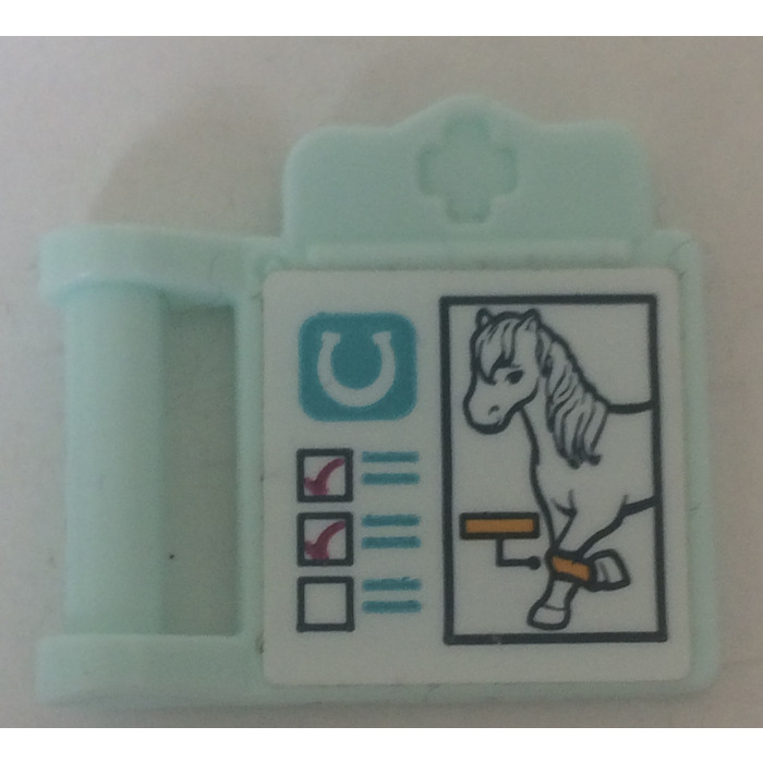 レゴ 医学 Clipboard と 馬 医学 Checklist ステッカー | Brick Owl - LEGO 市場