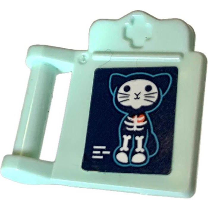 LEGO Medical Clipboard with X-Ray of Cat Sticker | Brick Owl - LEGO ...