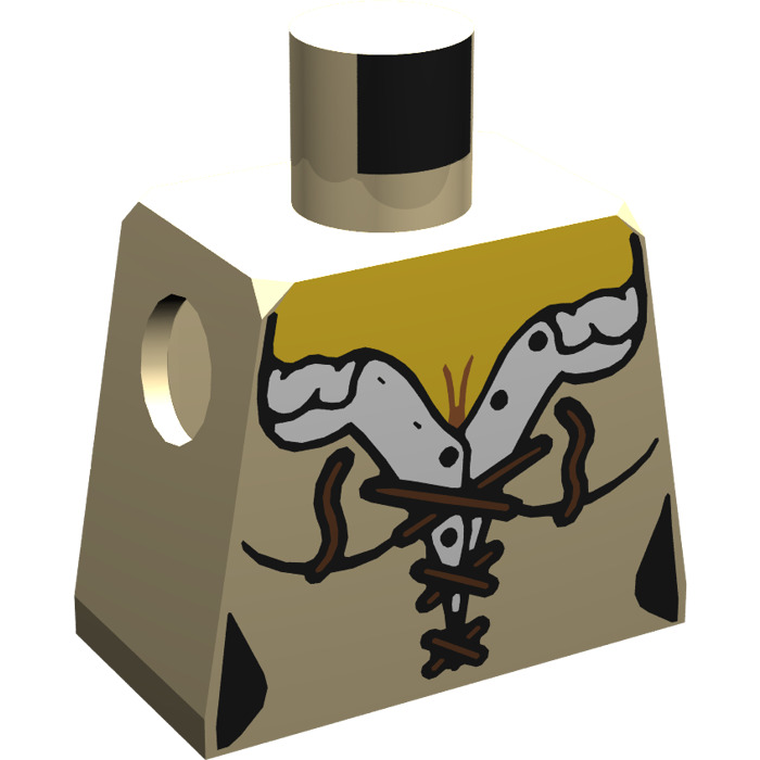 LEGO Medieval Maid Torso without Arms (973) | Brick Owl - LEGO Marketplace