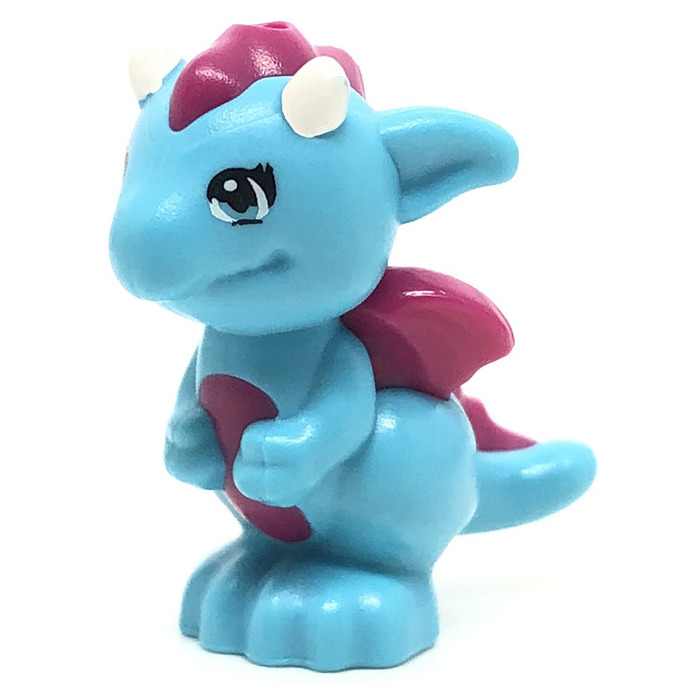 LEGO Medium Azure Baby Dragon with Magenta (21388 / 26090) | Brick Owl ...