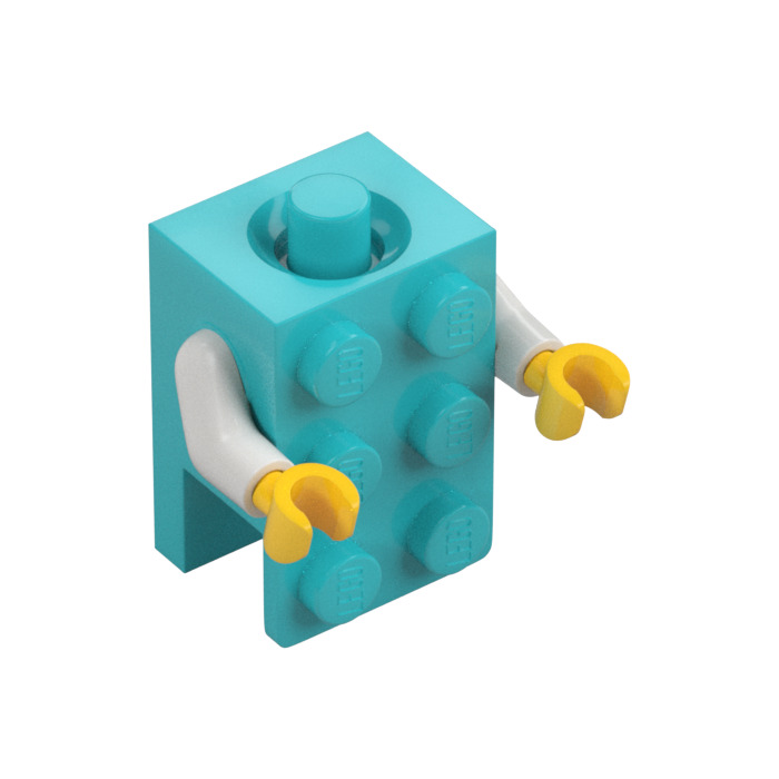 LEGO Brick Costume with White Arms and Yellow Hands (38376) | Brick Owl