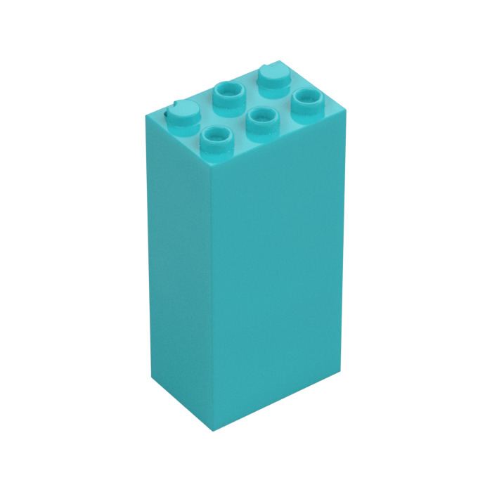 LEGO Medium Azure Cupboard 2 x 3 x 5 with Shelves (2656) | Brick Owl