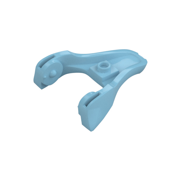 LEGO Medium Azure Dragon Head Lower Jaw without Teeth (24199) | Brick ...