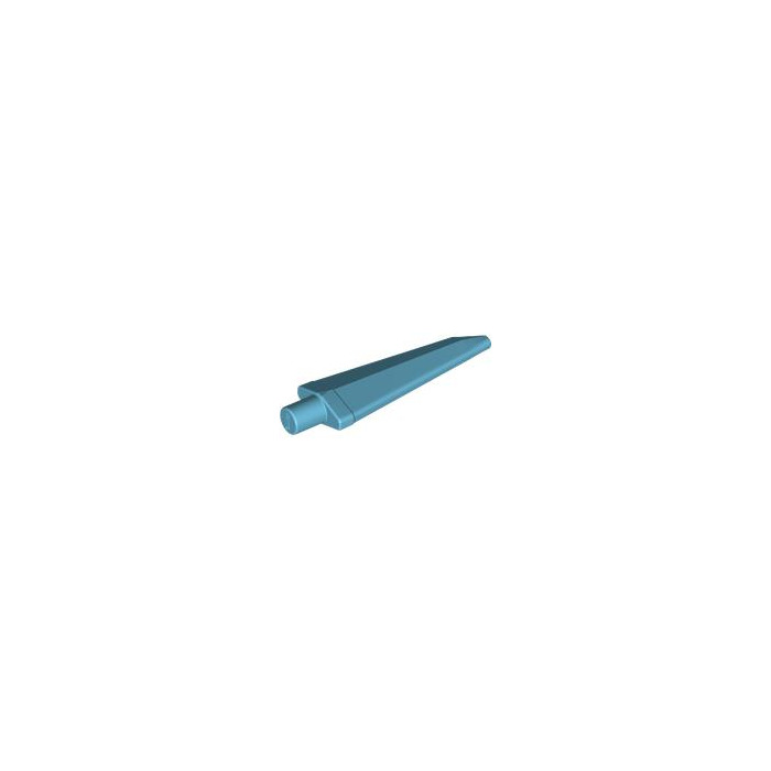 LEGO Medium Azure Flexible Spike Blade with Bar End (64727) | Brick Owl