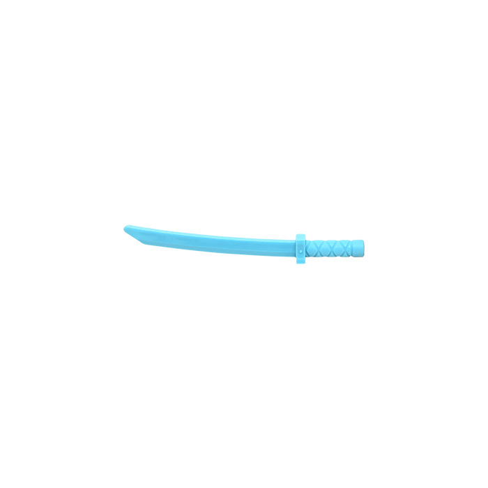 LEGO Medium Azure Katana with Square Guard and Uncapped Pommel (30173 ...