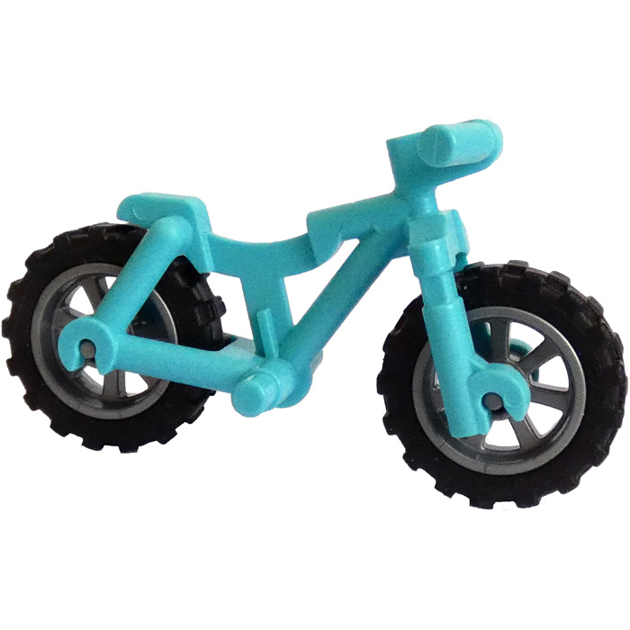 LEGO Mountain Bike with Silver Wheels | Brick Owl - LEGO Marketplace