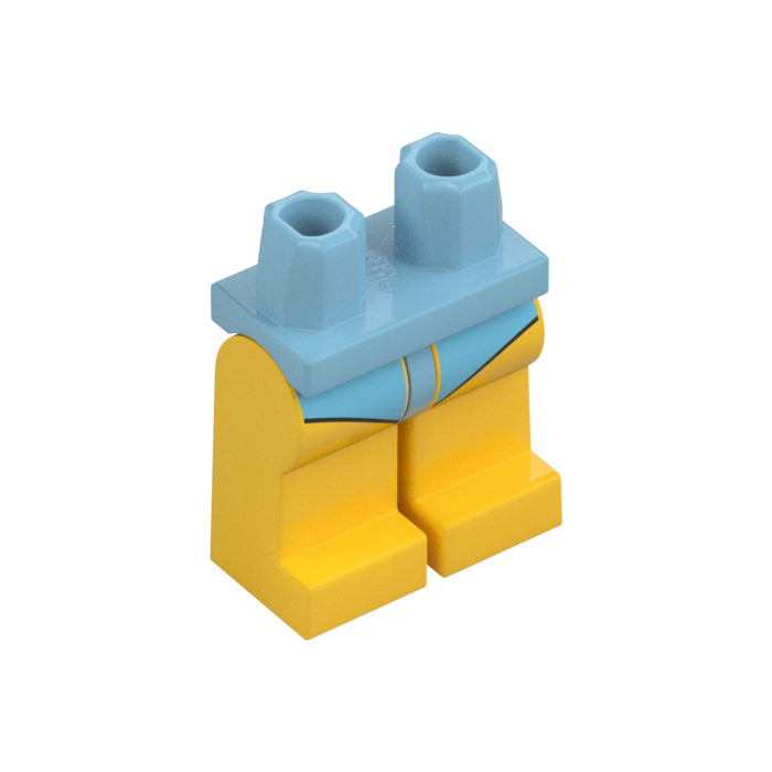 LEGO Medium Azure Paradisa Beach Minifigure Hips and Legs (10970 ...