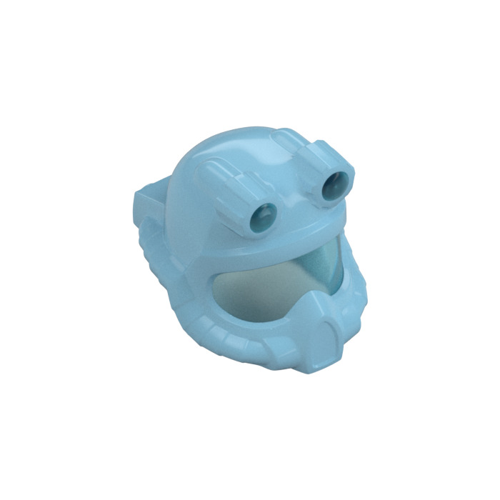 LEGO Medium Azure Scuba Diver Helmet with Transparent Light Blue Visor ...