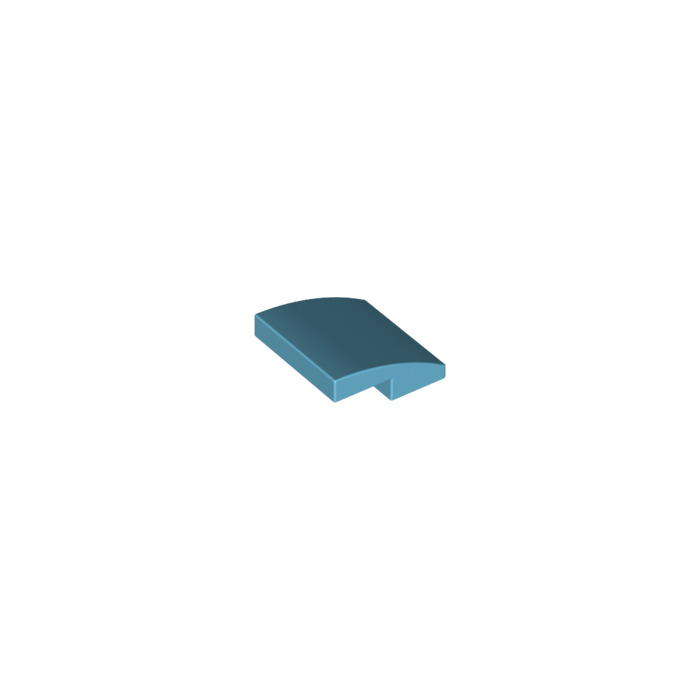 LEGO Medium Azure Slope 2 x 2 Curved (15068 / 118553) | Brick Owl