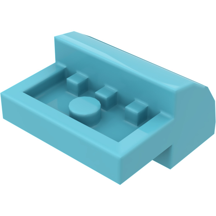LEGO Medium Azure Slope 2 x 2 Curved Inverted (1750) | Brick Owl - LEGO ...