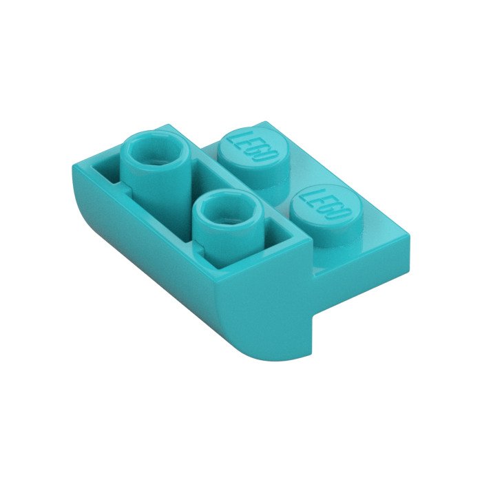 LEGO Medium Azure Slope 2 x 2 Curved Inverted (1750) | Brick Owl - LEGO ...