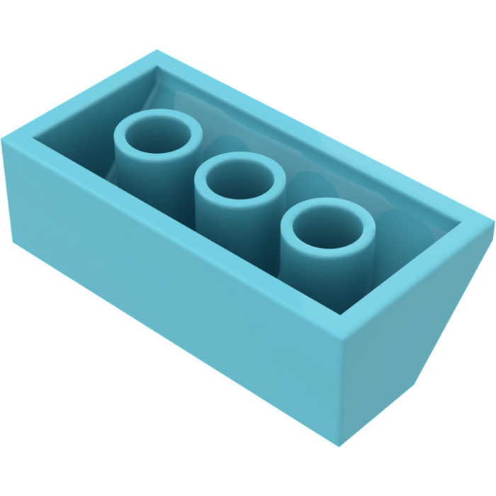 LEGO Medium Azure Slope 2 x 4 (45°) (3037) | Brick Owl