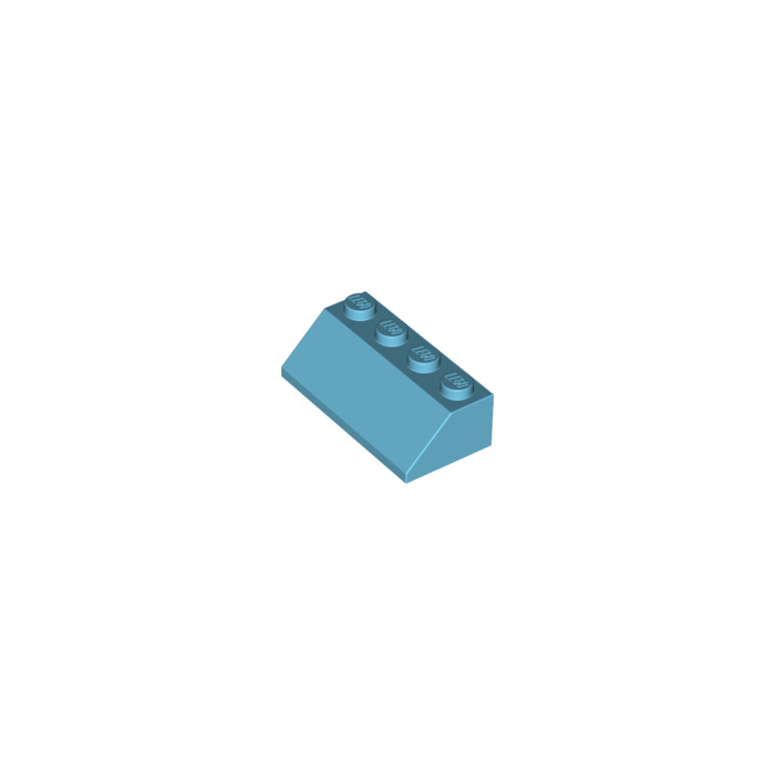 LEGO Medium Azure Slope 2 x 4 (45°) (3037) | Brick Owl