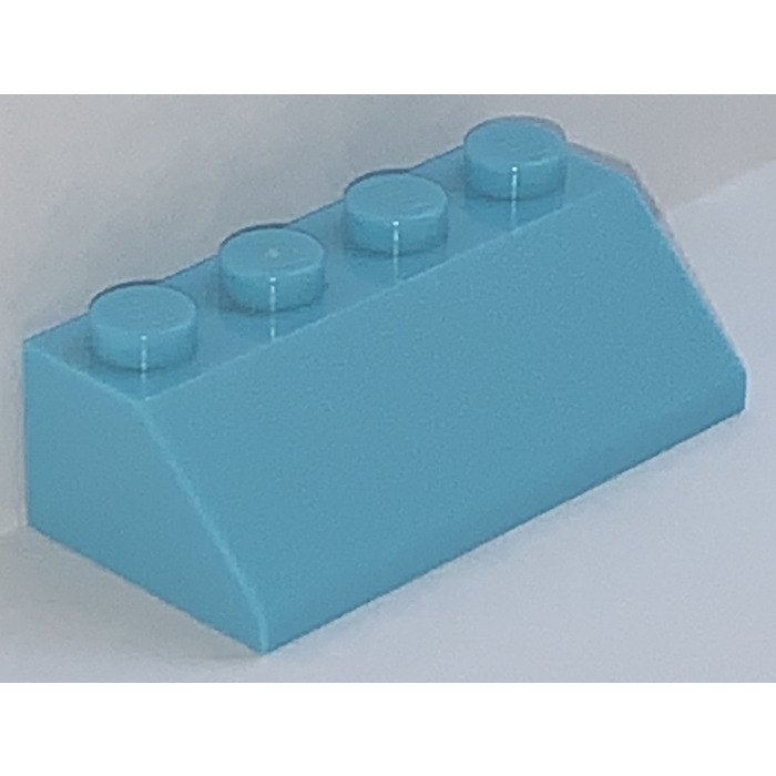 LEGO Medium Azure Slope 2 x 4 (45°) (3037) | Brick Owl