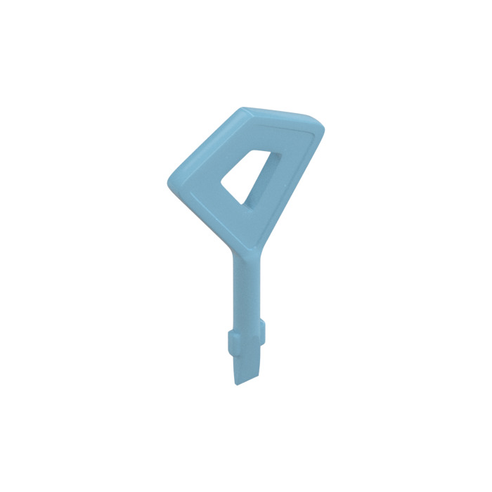 LEGO Medium Azure Tile Remover Key with Diamond (78169) | Brick Owl