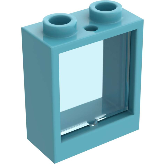 LEGO Medium Azure Window with Transparent Light Blue Glass | Brick Owl ...