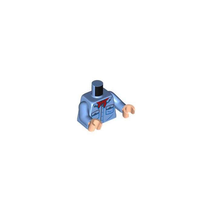 LEGO Alan Grant with Tan Fedora and Smirk Minifig Torso (973 / 76382 ...