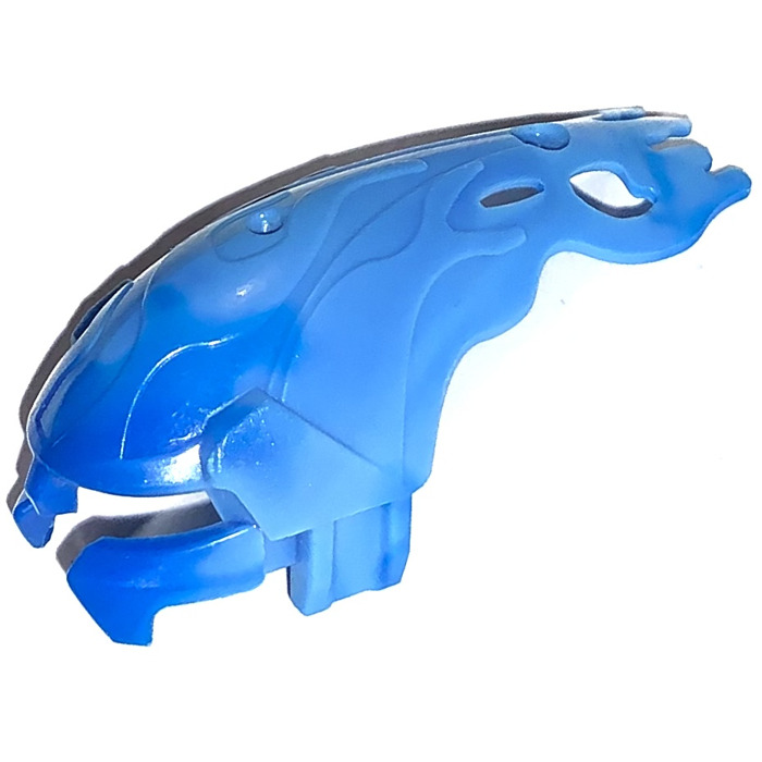 LEGO Medium Blue Bionicle Berix Mask with Marbled Blue (64322) | Brick ...