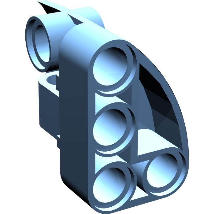 LEGO Medium Blue Curved Panel 1 Left (87080) | Brick Owl - LEGO Marketplace