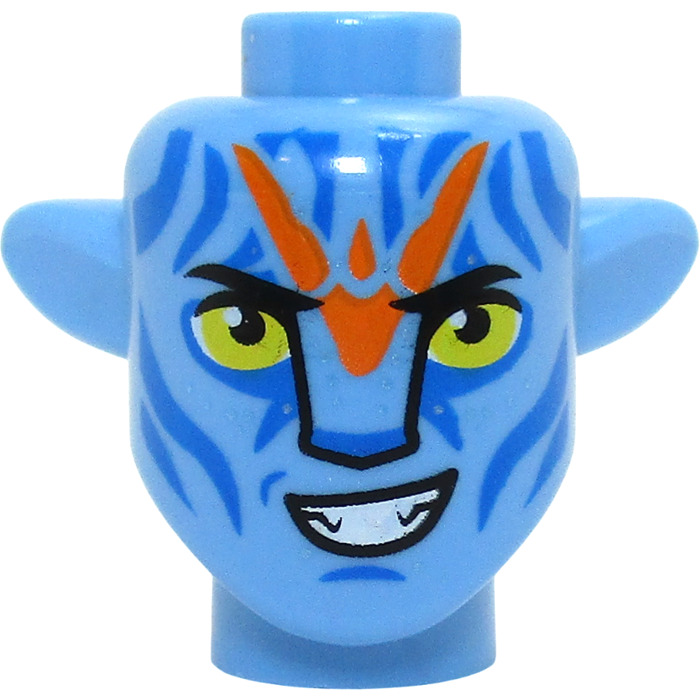 LEGO Medium Blue Jake Sully with Face Paint Pandoran Head (100712 ...