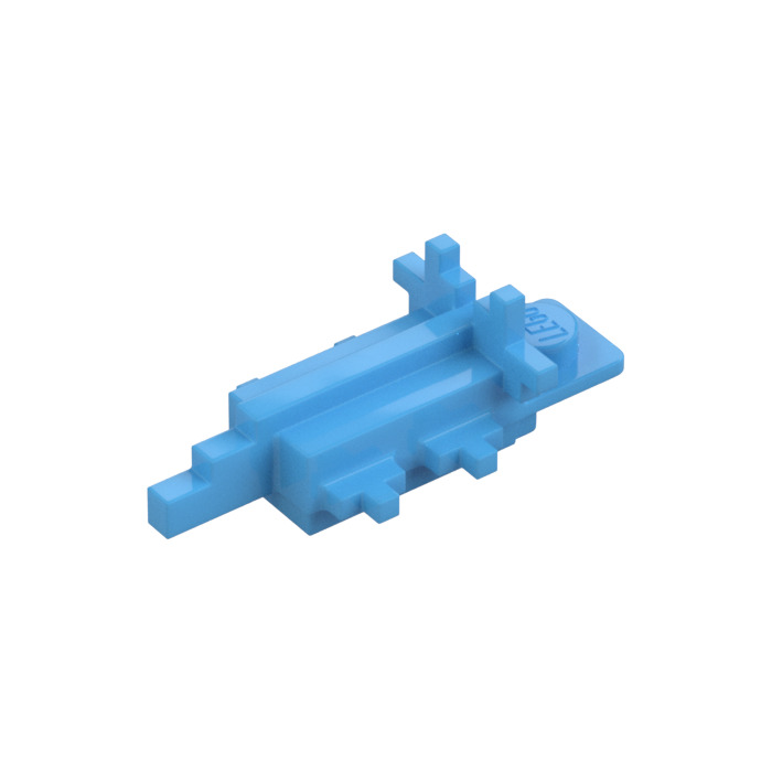 LEGO Medium Blue Pixelated Minecraft Axolotl Body (86879) | Brick Owl ...