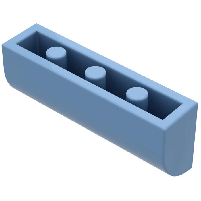 LEGO Medium Blue Slope 1 x 4 x 1.3 Curved (6191 / 10314) | Brick Owl ...