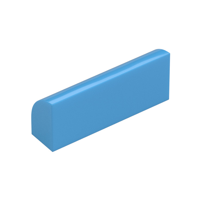 LEGO Medium Blue Slope 1 x 4 x 1.3 Curved (6191 / 10314) | Brick Owl ...