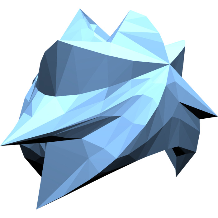 LEGO Medium Blue Spiky Short Cartoon Hair (53981) | Brick Owl - LEGO ...