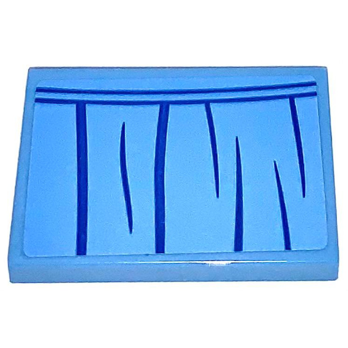 LEGO Tile 2 x 3 with Curtain upper part Sticker (26603) | Brick Owl ...