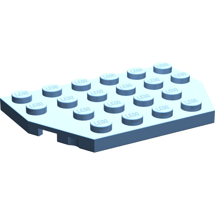 LEGO Wedge Plate 4 x 6 without Corners (32059 / 88165) | Brick Owl ...