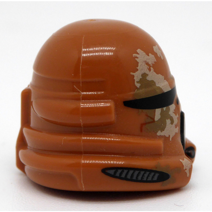 LEGO Medium Dark Flesh Airborne Clone Trooper Helmet with Geonosis ...
