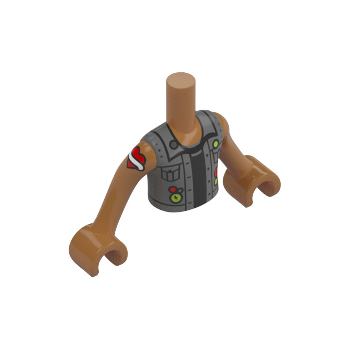 LEGO Anthony with Gray Vest Friends Torso (Boy) (73161) | Brick Owl ...