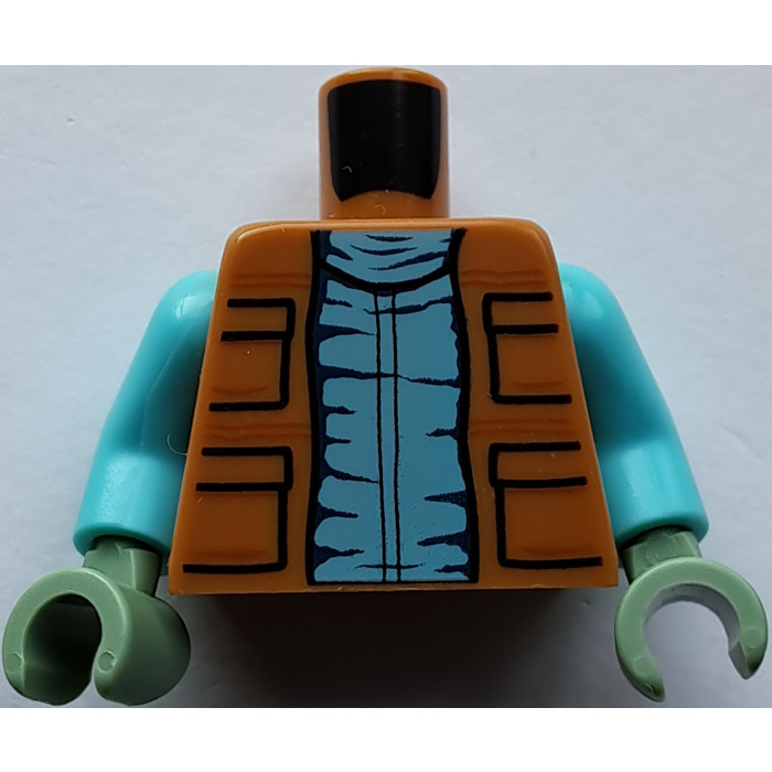 LEGO Medium Dark Flesh Greedo with Sand Green Skin and Hips Belt ...
