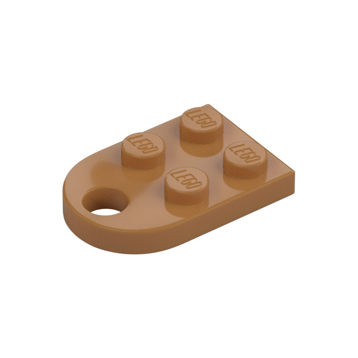 LEGO Plate 2 x 3 with Rounded End and Pin Hole (3176) | Brick Owl